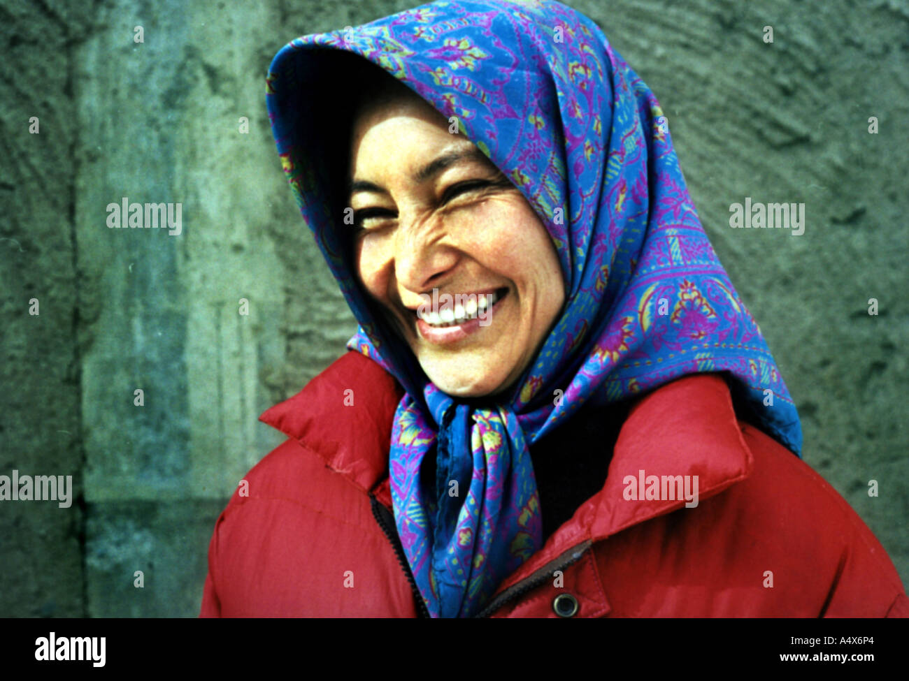Local woman Leh Ladakh Jammu Kashmir India Stock Photo - Alamy