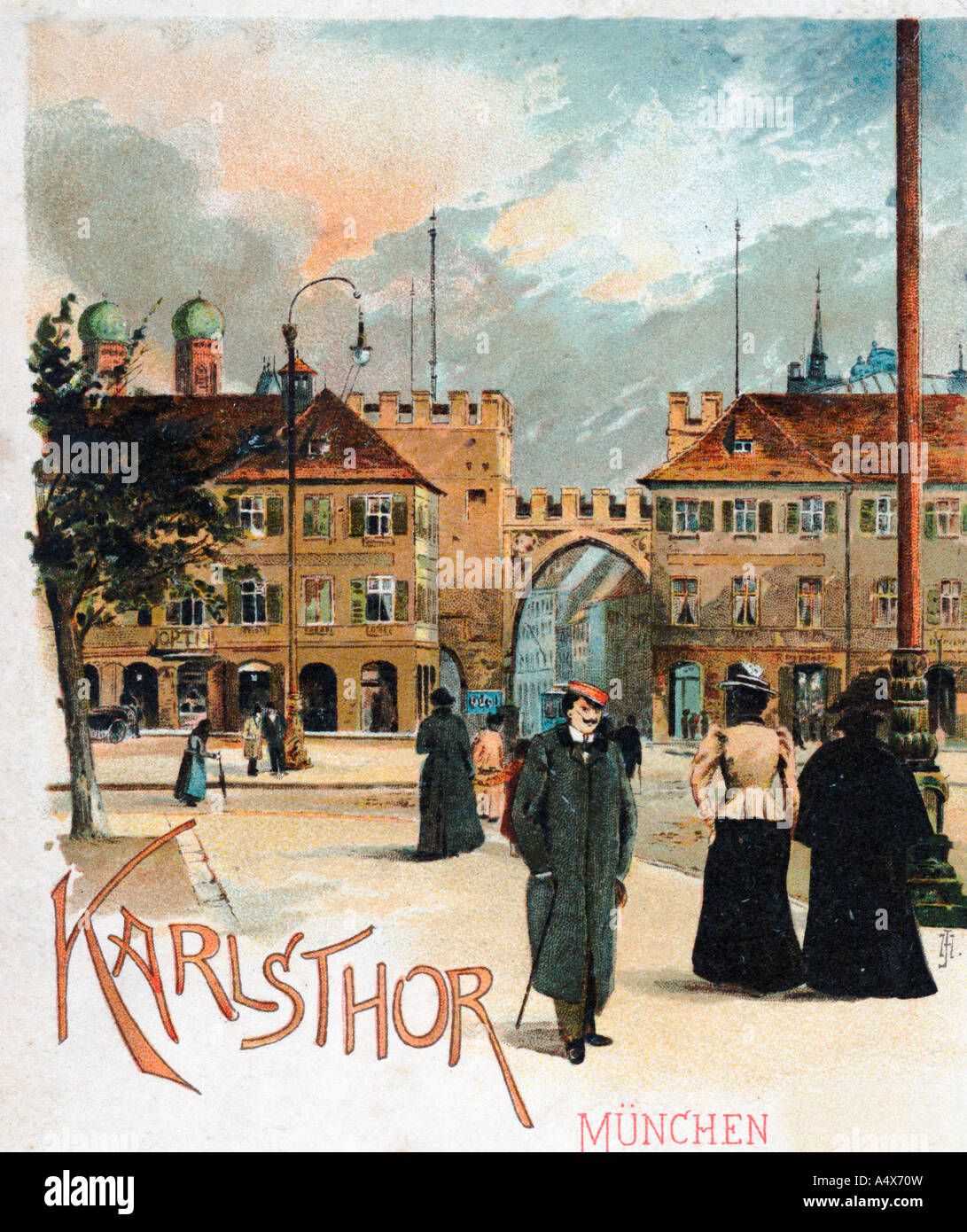 1900 postkarten hi-res stock photography and images - Alamy