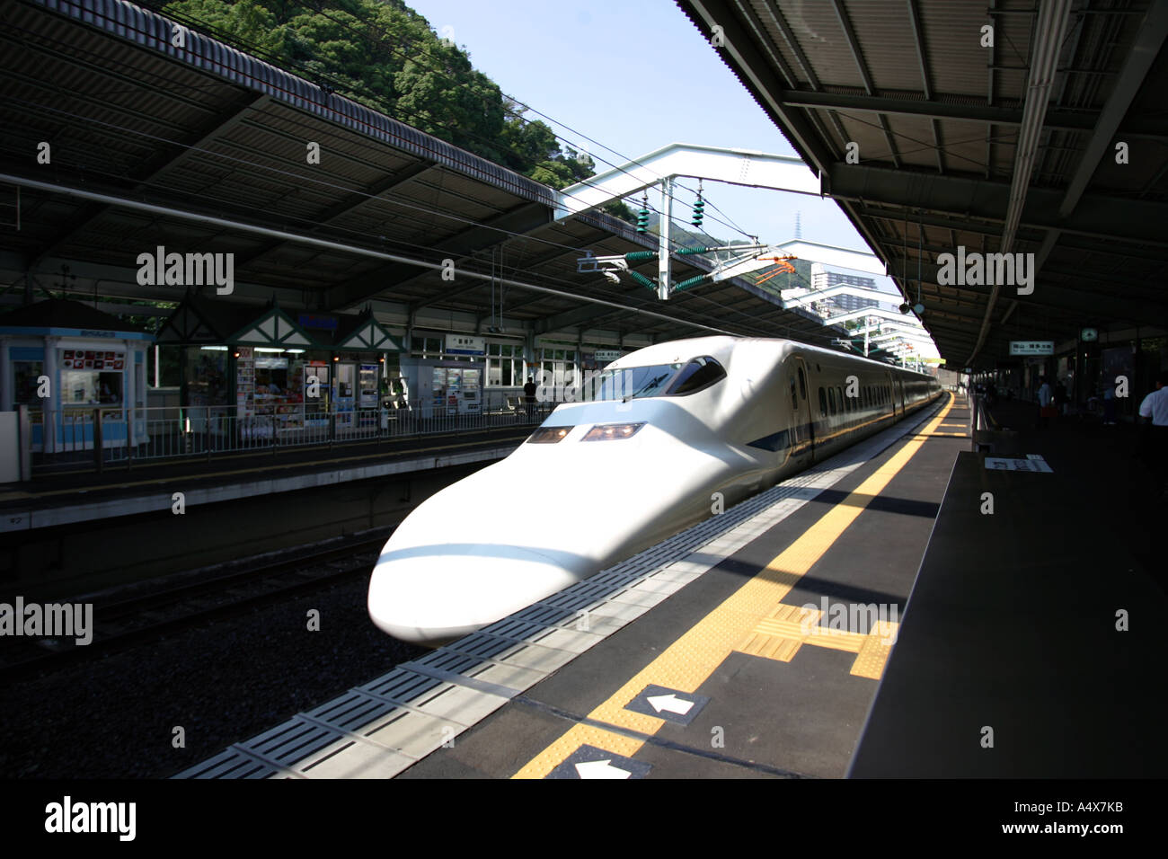 Shinkansen Bullet Train Shin Kobe Kansai Prefecture Japan Stock Photo ...