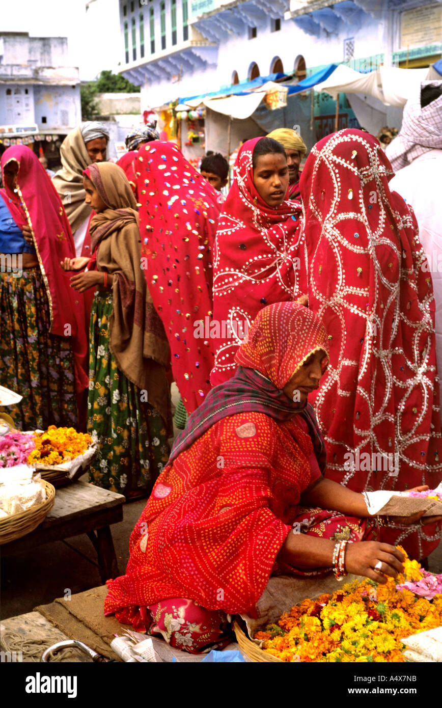 Women at Pushkar Rajasthan India Stock Photo - Alamy