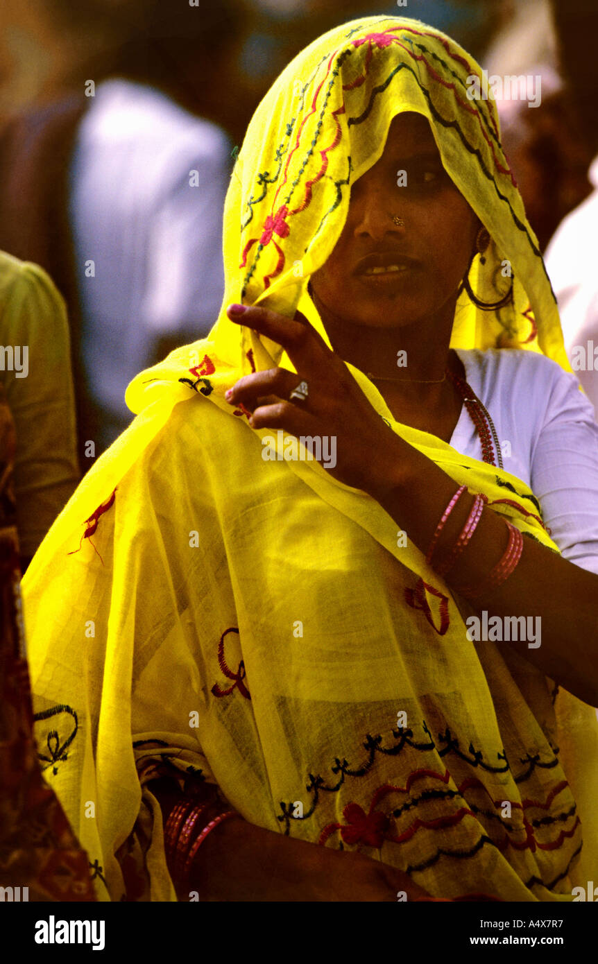 Local Gujarati woman Gujarat India Stock Photo - Alamy