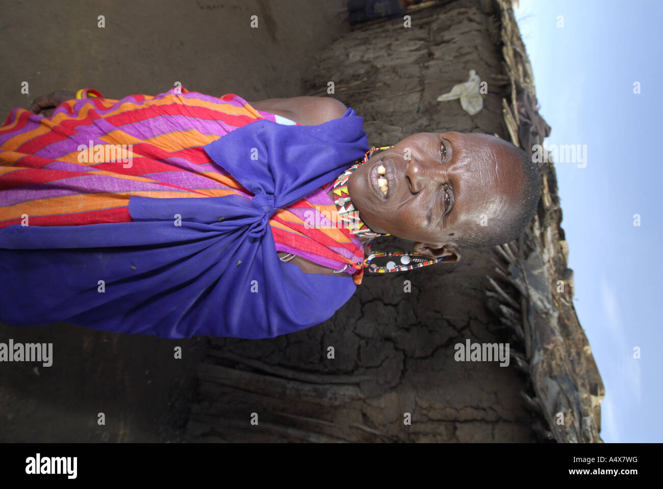 Masai Mara tribe around the Masai Mara National Park Kenya East Africa ...
