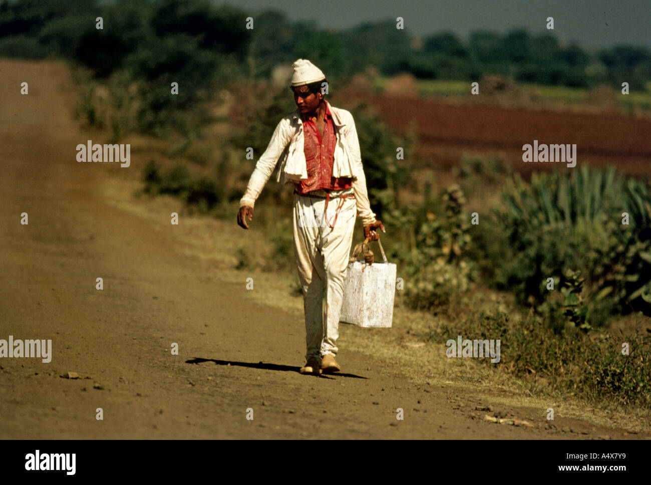 Local man Goa India Stock Photo - Alamy