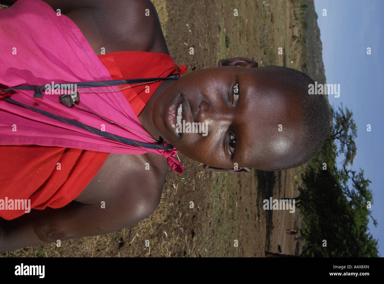 Masai Mara tribe around the Masai Mara National Park Kenya East Africa ...