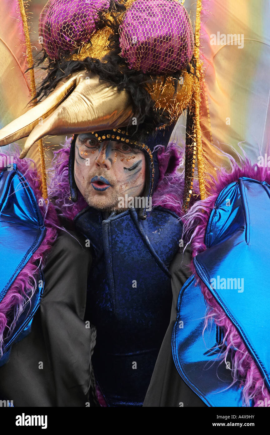 Artist at the Samba Carnival Bremen, Germany Stock Photo - Alamy