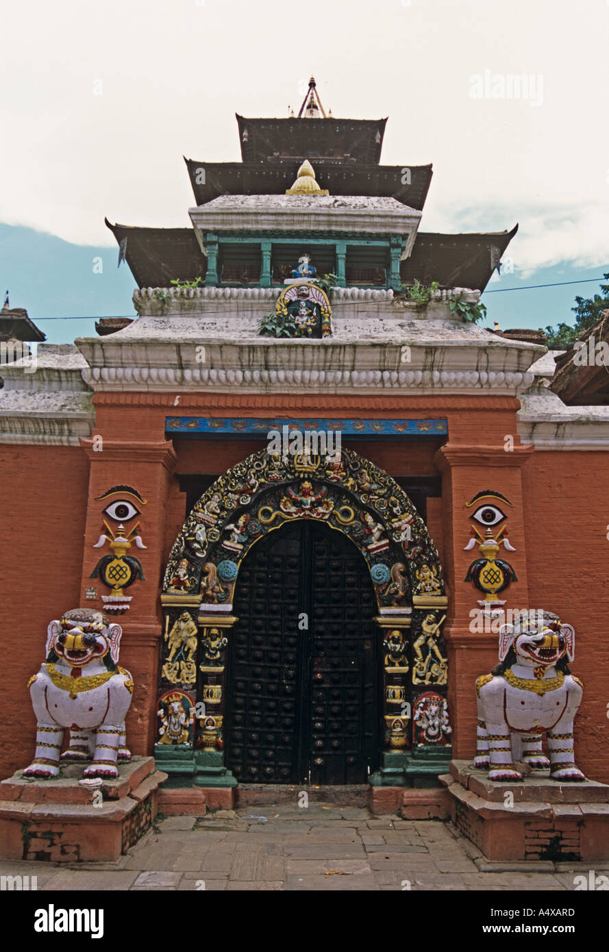Entrance of Durbar square Stock Photo - Alamy