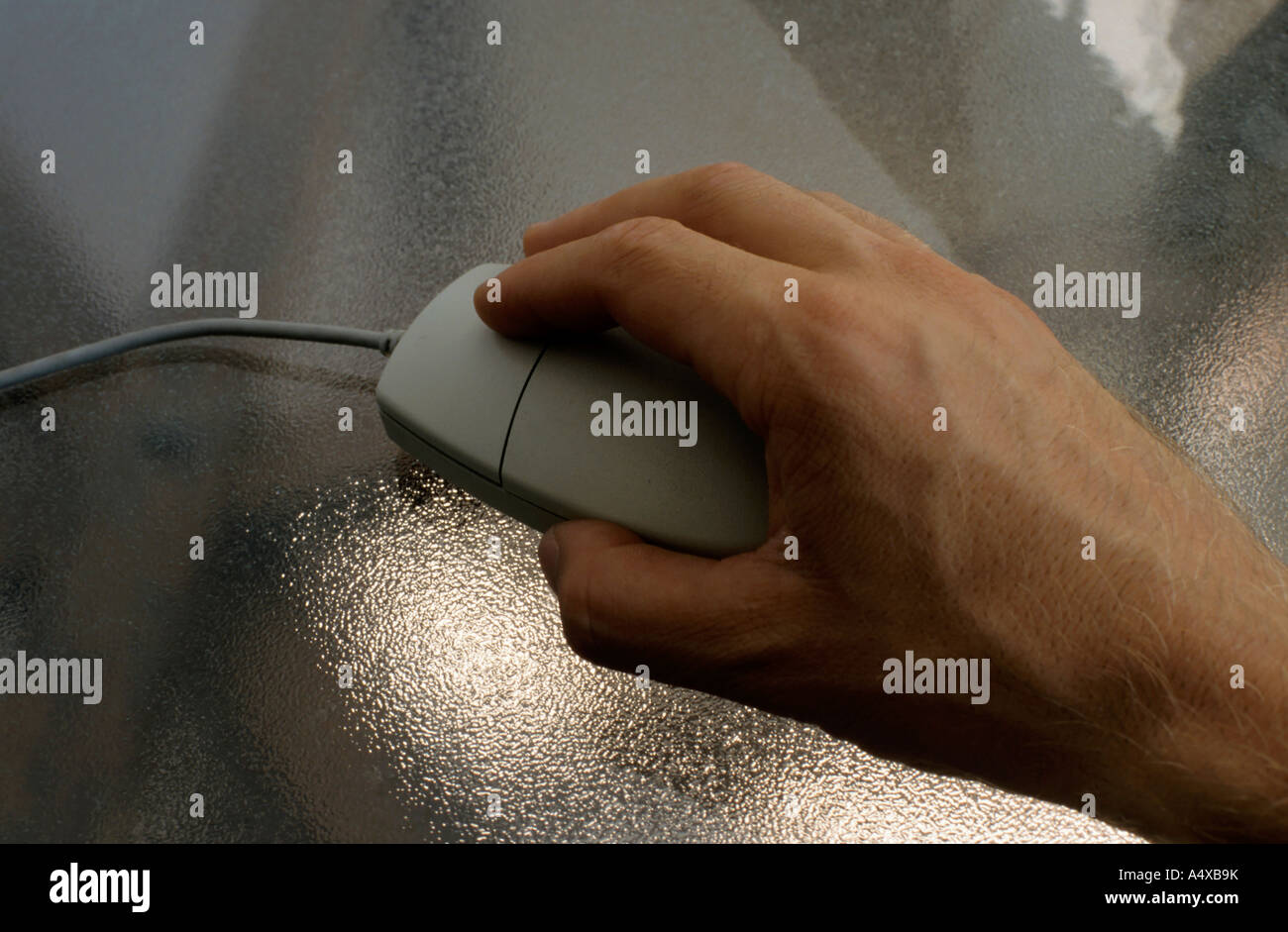 Man S Hand Manipulating A Computer Mouse Stock Photo - Alamy