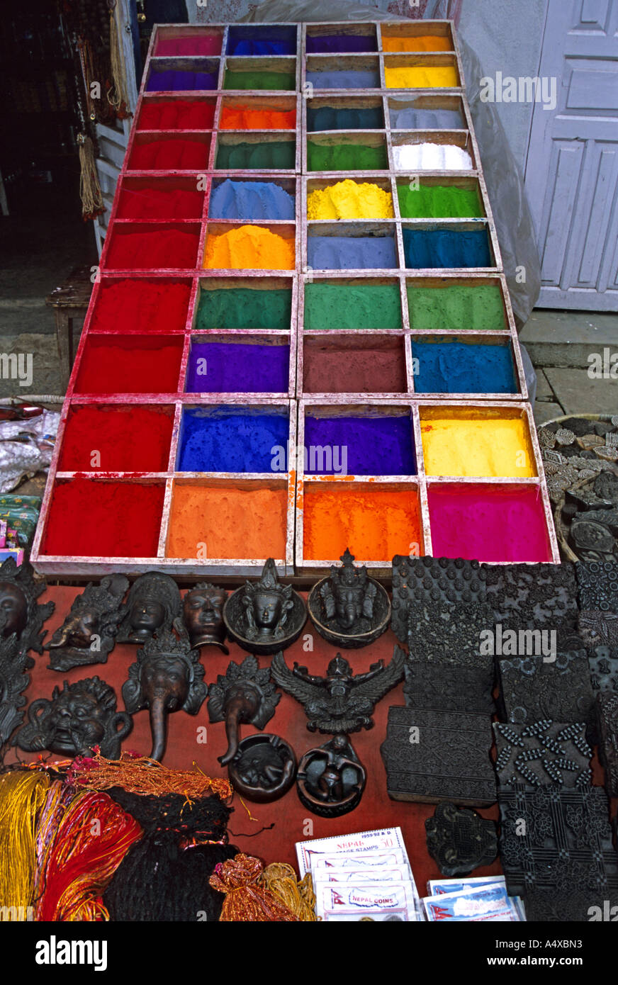 Colours for worship Stock Photo - Alamy