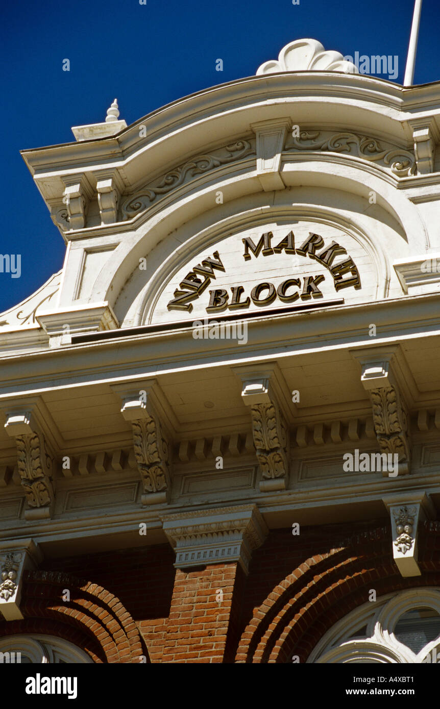New market block Stock Photo - Alamy