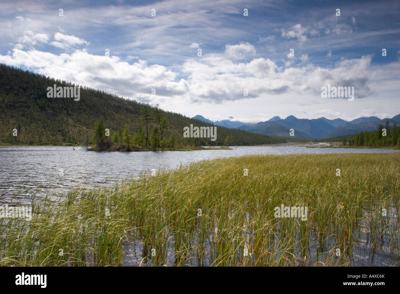 National park "Jack London's lake", Magadan area, Eastern Siberia ...
