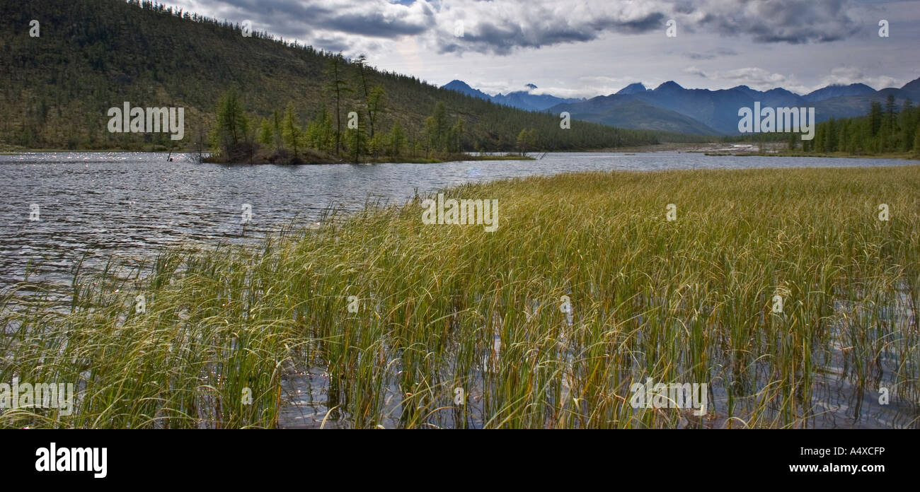National park "Jack London's lake", Magadan area, Eastern Siberia ...