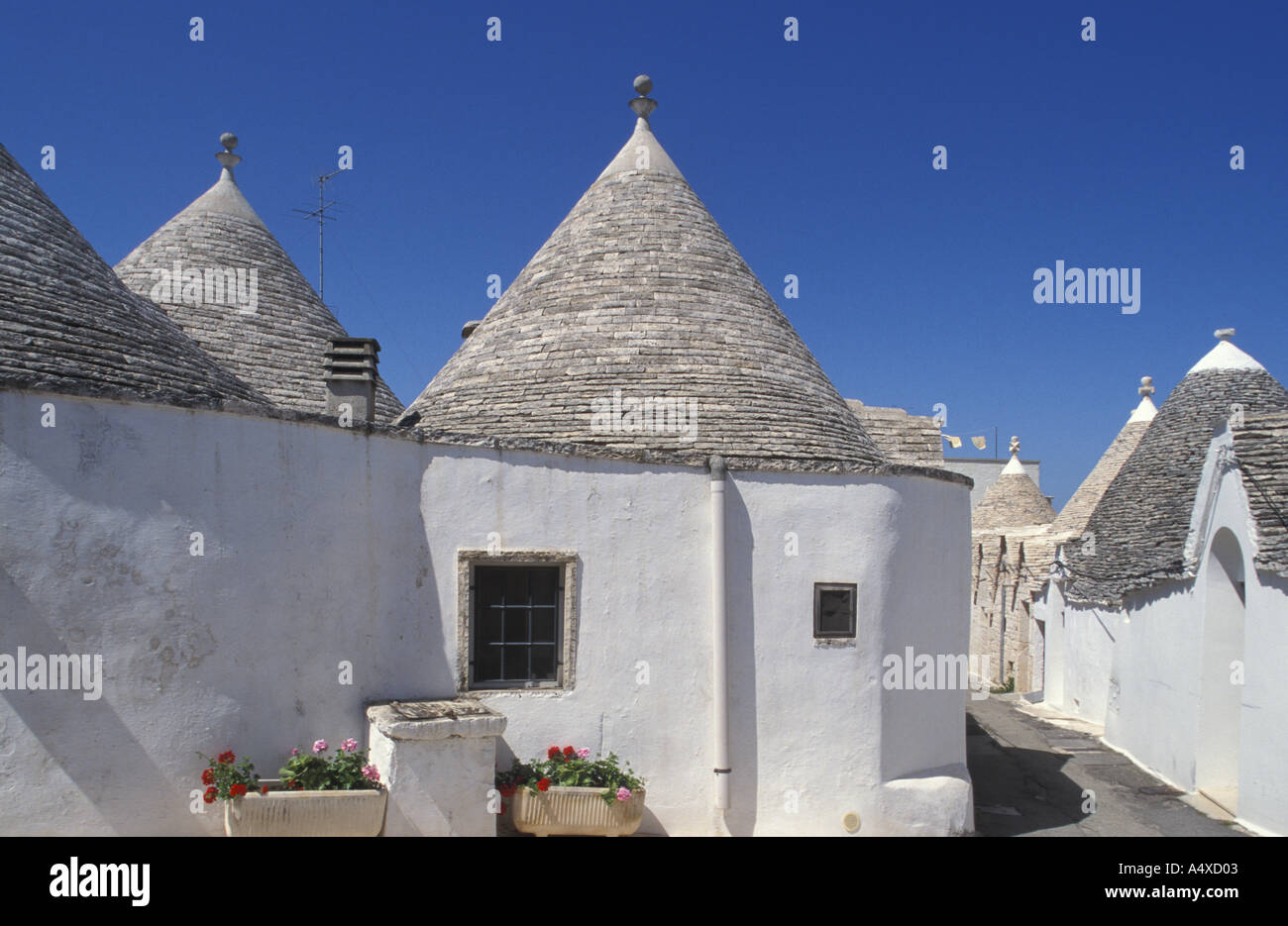 The typical houses called trulli Stock Photo - Alamy