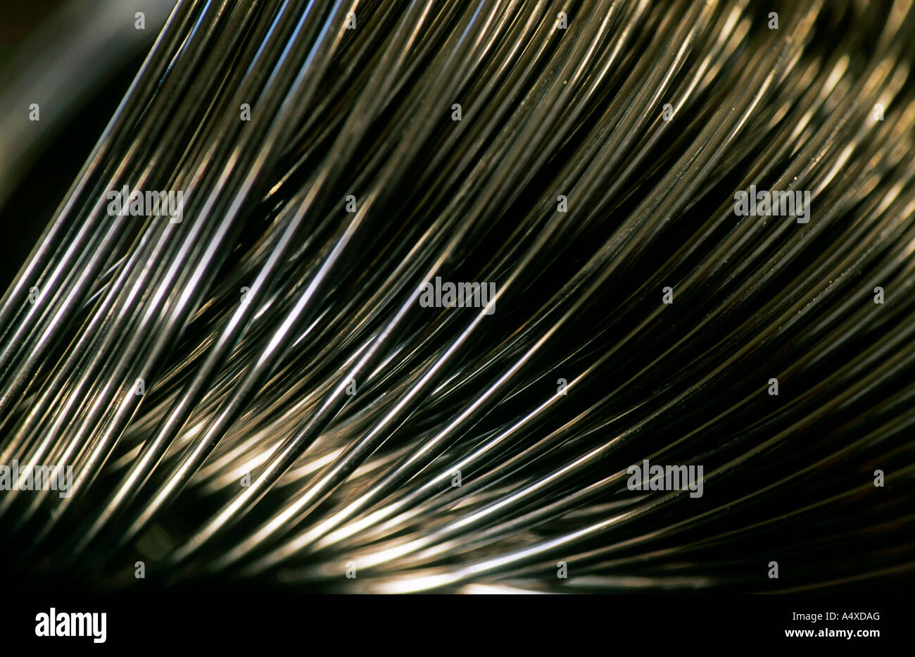 Coiled metal spring Stock Photo - Alamy
