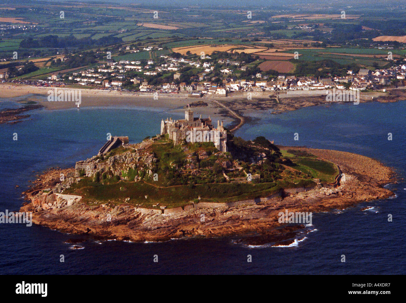 St Michael s Mount an island off the Cornish coast near Penzance cared ...