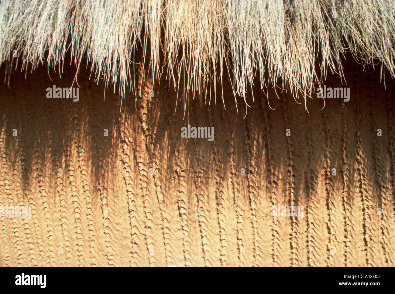 Decorated Mud Hut Stock Photo - Alamy