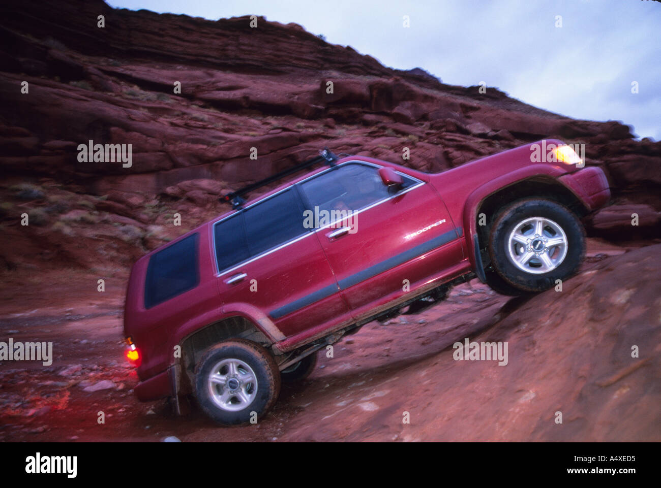 Moab utah extreme drive hi-res stock photography and images - Alamy