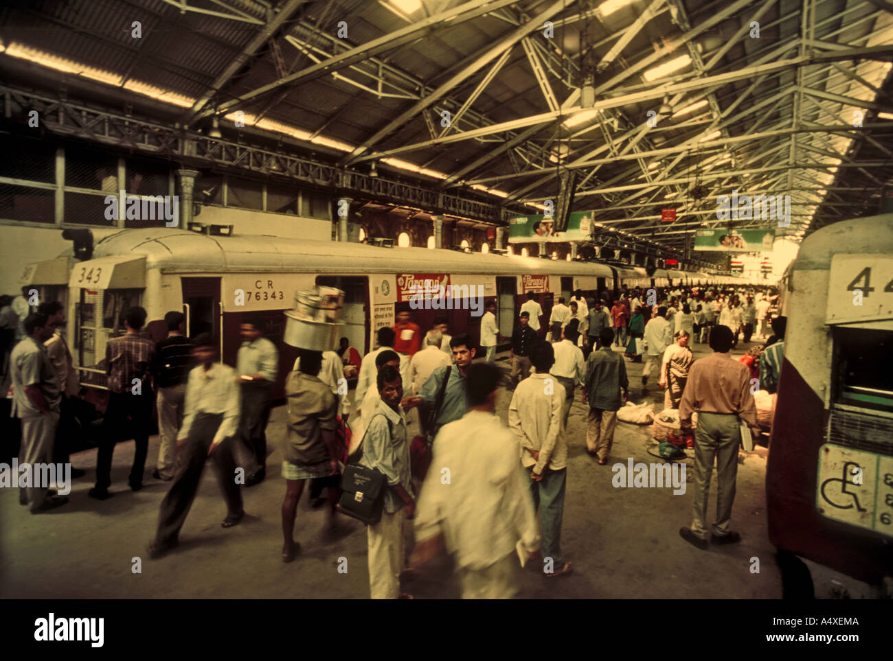Railway station Mumbai Stock Photo - Alamy