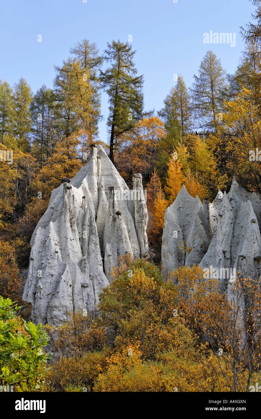 Earth pyramids, Terenten, South Tyrol, Italy Stock Photo - Alamy