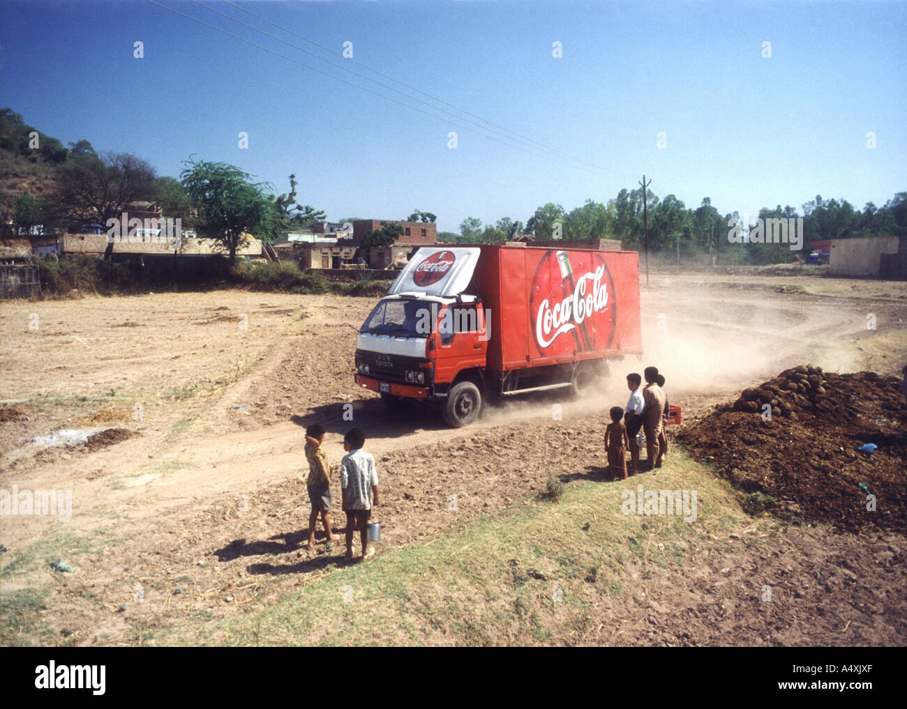 Coca Cola Van Stock Photo - Alamy