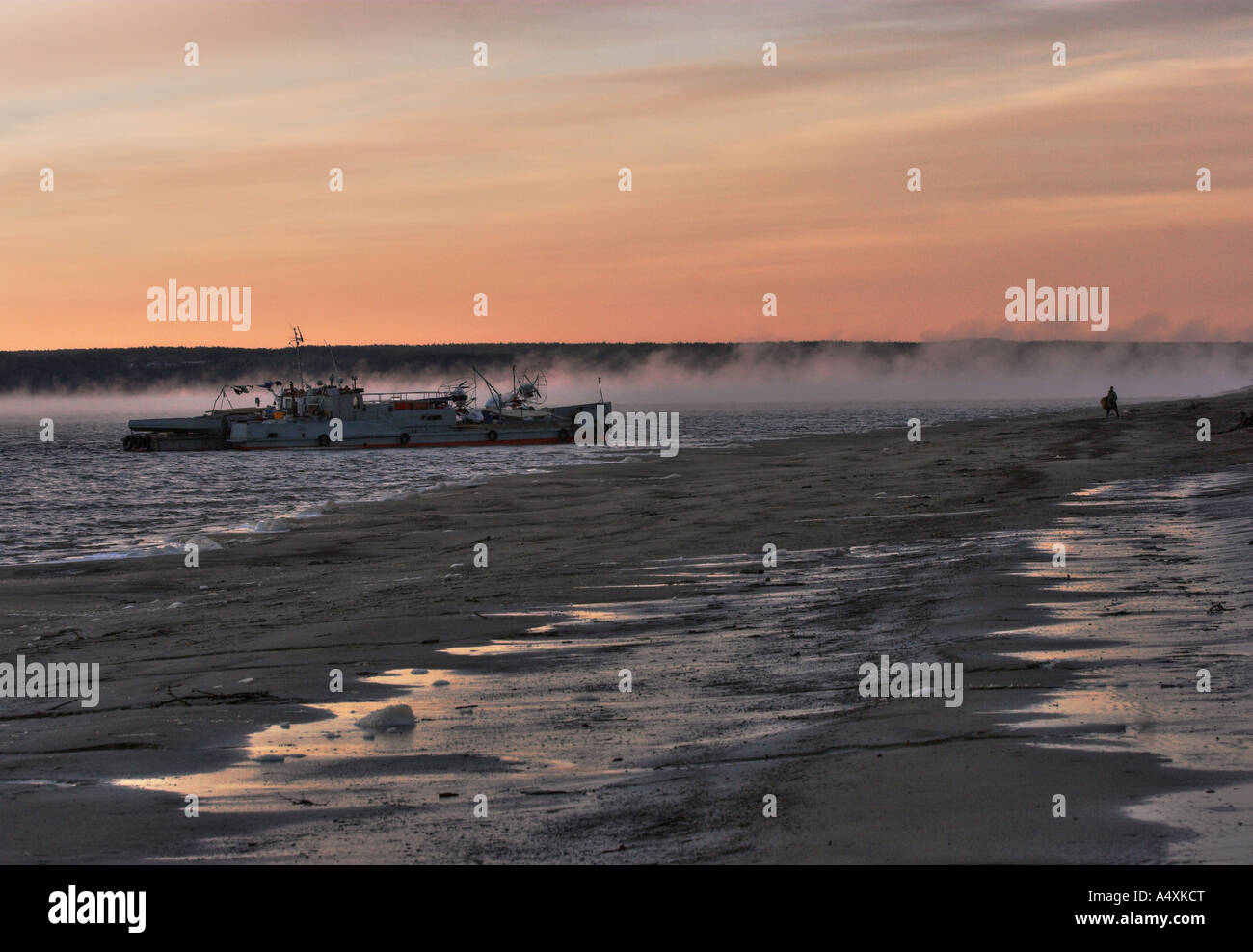 Ob river bank. Western Siberia, Russia Stock Photo - Alamy