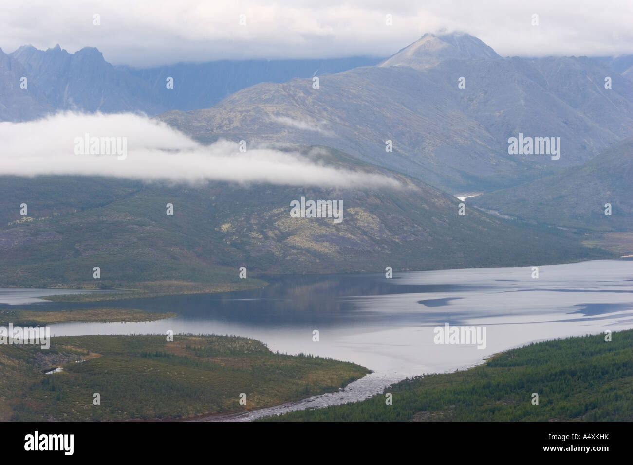 National park "Jack London's lake", Magadan area, Eastern Siberia ...