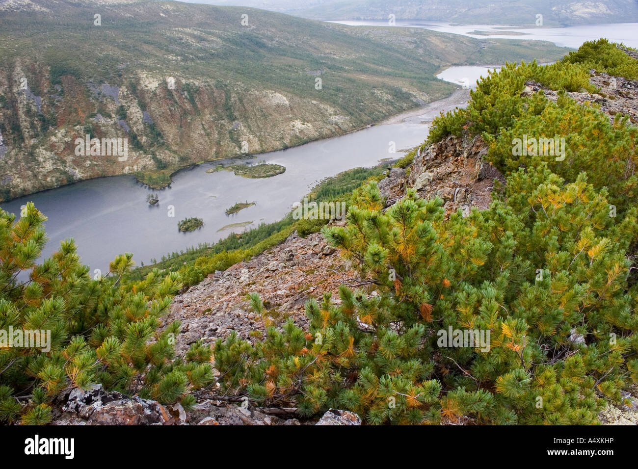National park "Jack London's lake", Magadan area, Eastern Siberia ...