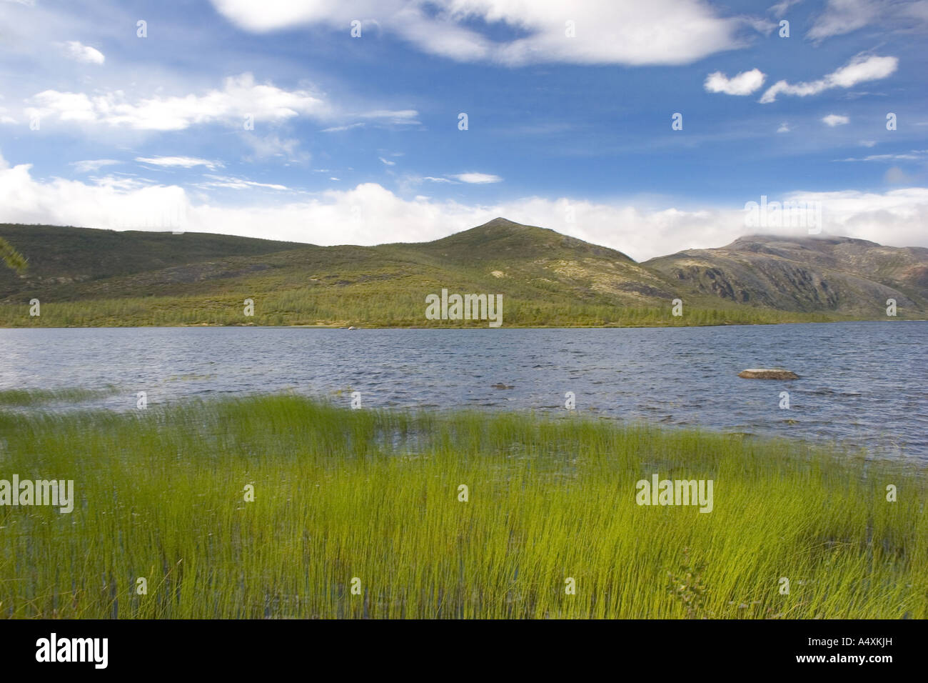 National park "Jack London's lake", Magadan area, Eastern Siberia ...