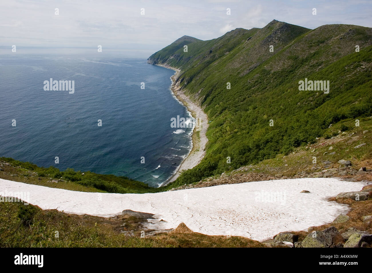Bay Svetlaya, Sea of Okhotsk, Magadan area, Eastern Siberia, Russia ...