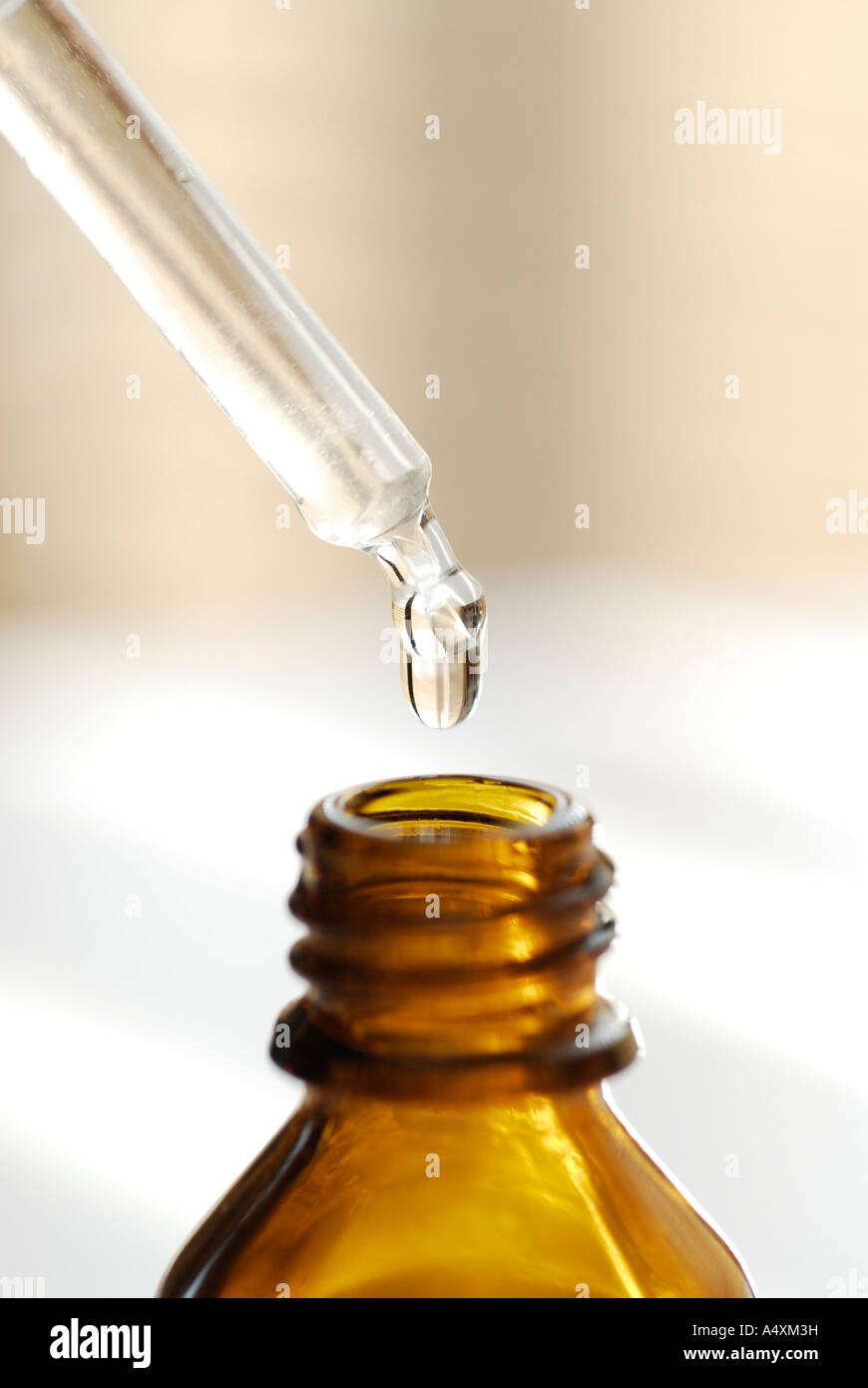 Homeopathy medication drops Stock Photo - Alamy