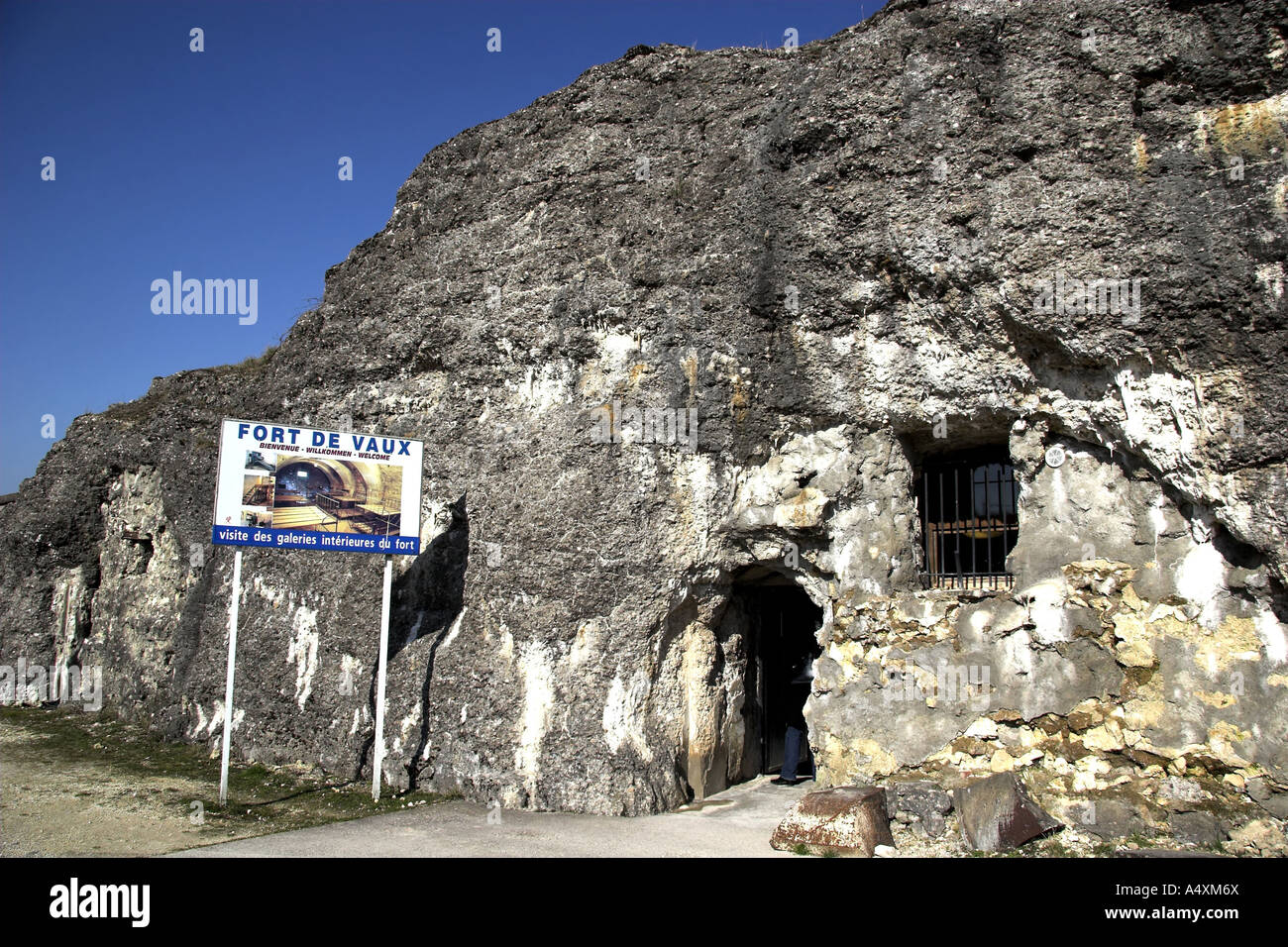 Ruins of Fort Vaux, Verdun, Lorraine, France Stock Photo - Alamy