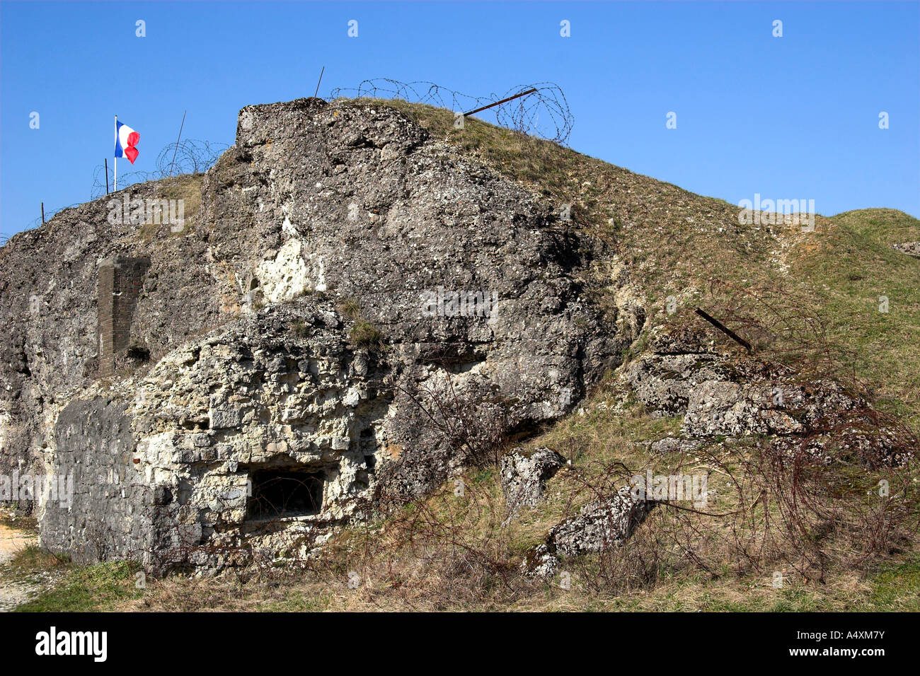 Ruins of Fort Vaux, Verdun, Lorraine, France Stock Photo - Alamy
