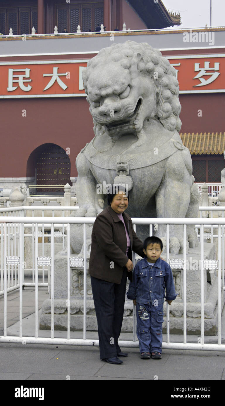 CHINA BEIJING Proud Chinese grandmother poses for a photo with her ...