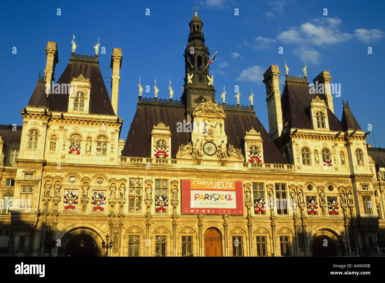 France Paris City Hall Stock Photo - Alamy
