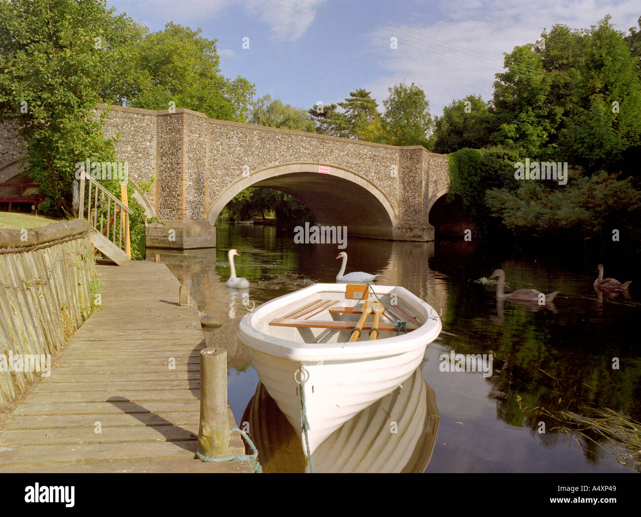 The River Little Ouse at Brandon Suffolk England UK Stock Photo - Alamy