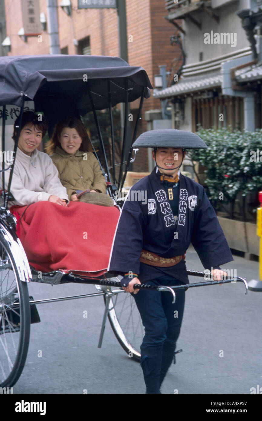 Japan Tokyo rickshaw Stock Photo - Alamy