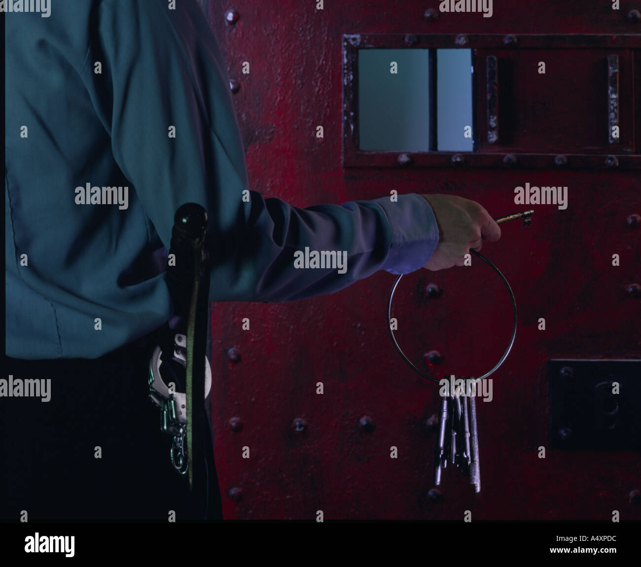 jailer prison guard Stock Photo - Alamy