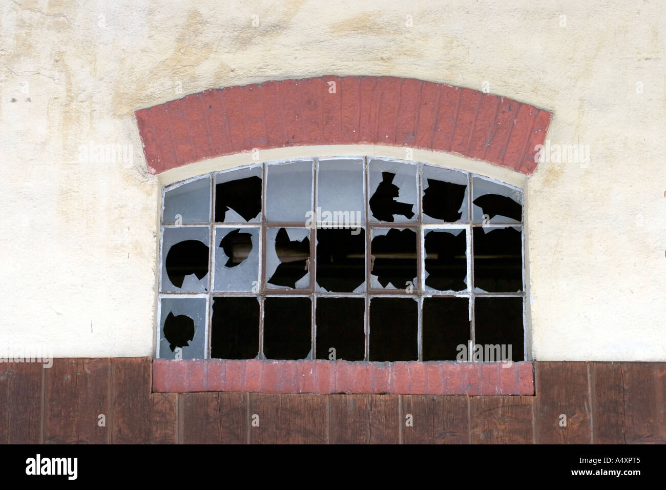 Broken window panes Stock Photo - Alamy