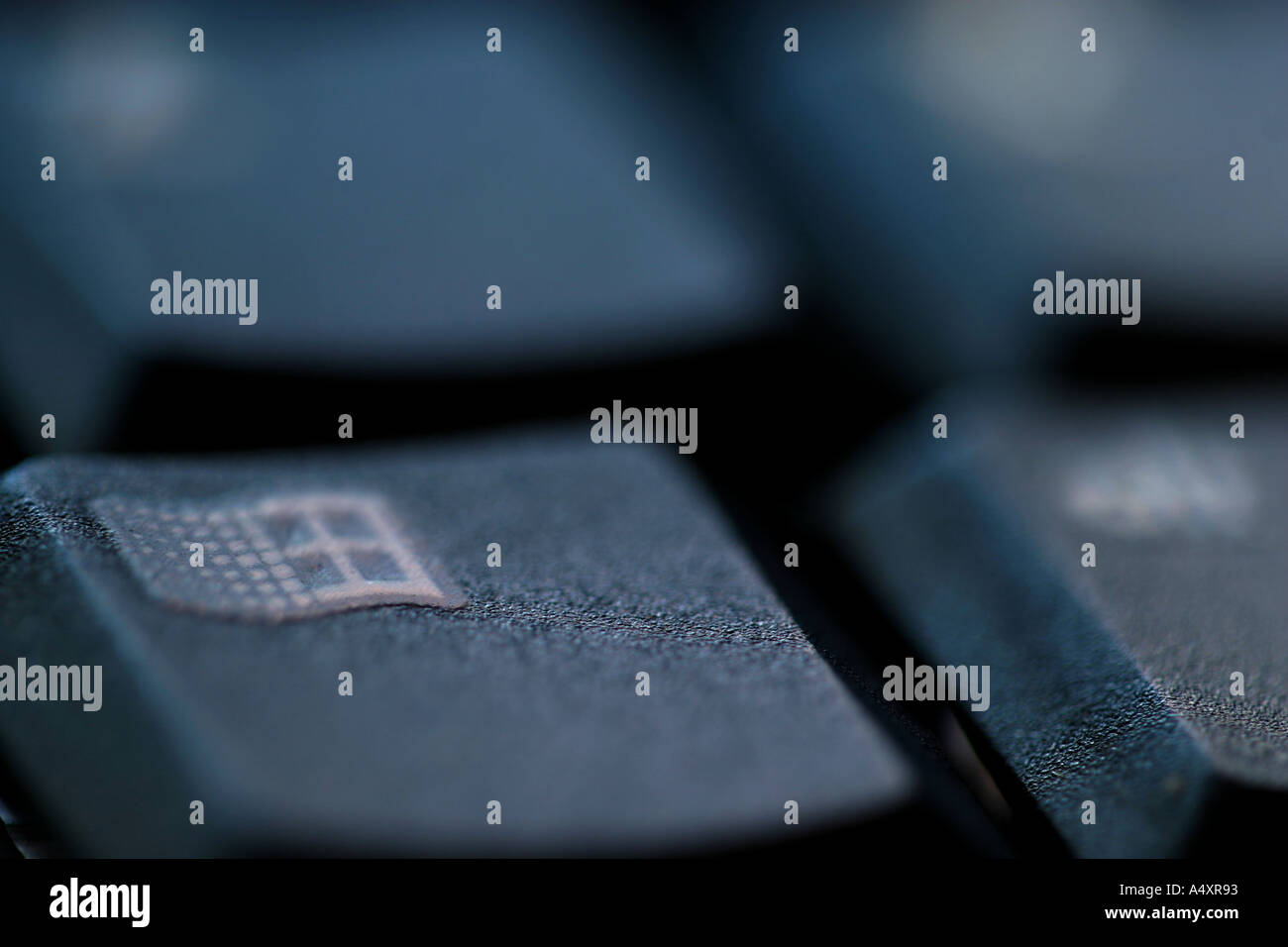 Partial keyboard of a keyboard showing Windows key Stock Photo - Alamy