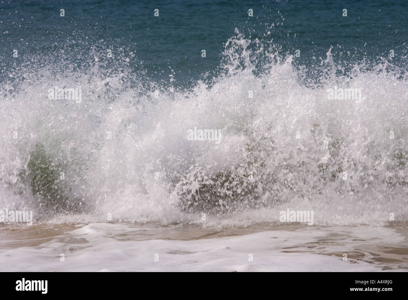 Summer surf on Sand Beach in Maine USA Stock Photo - Alamy