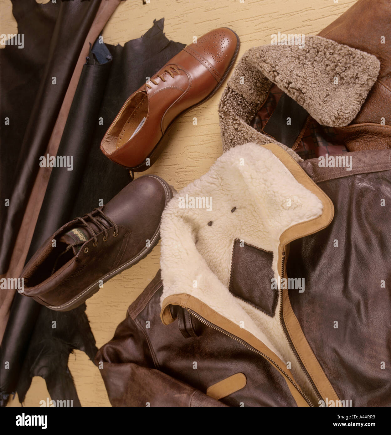 Leather cloths hi-res stock photography and images - Alamy
