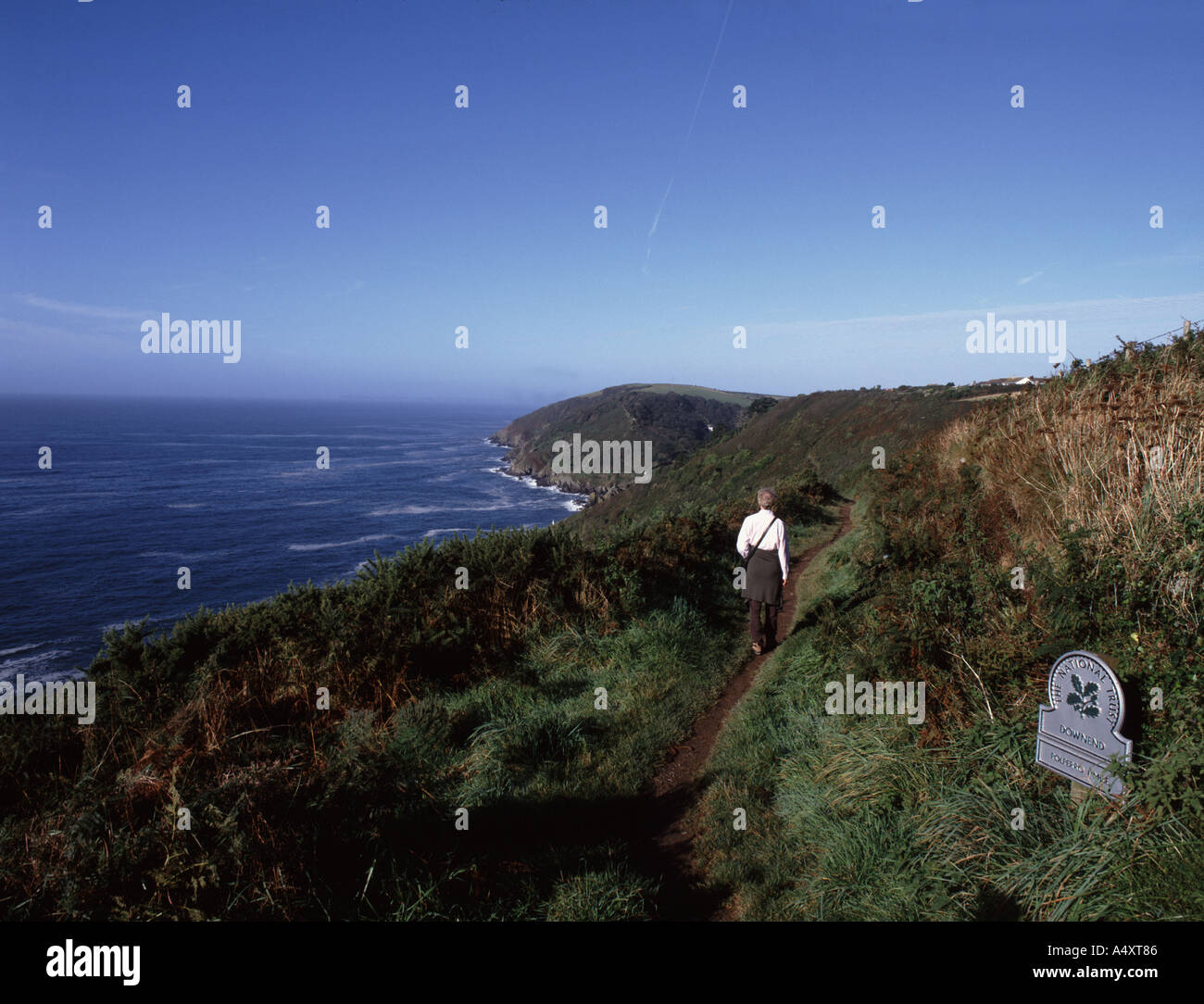 Polperro sign hi-res stock photography and images - Alamy