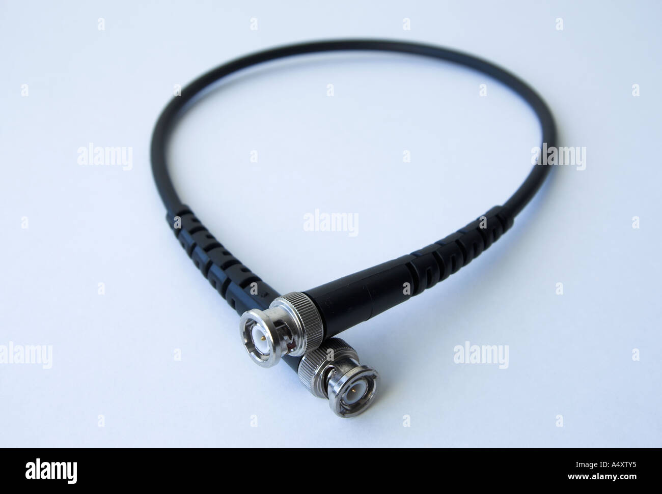 Coaxial cable terminated with male BNC connectors Stock Photo - Alamy