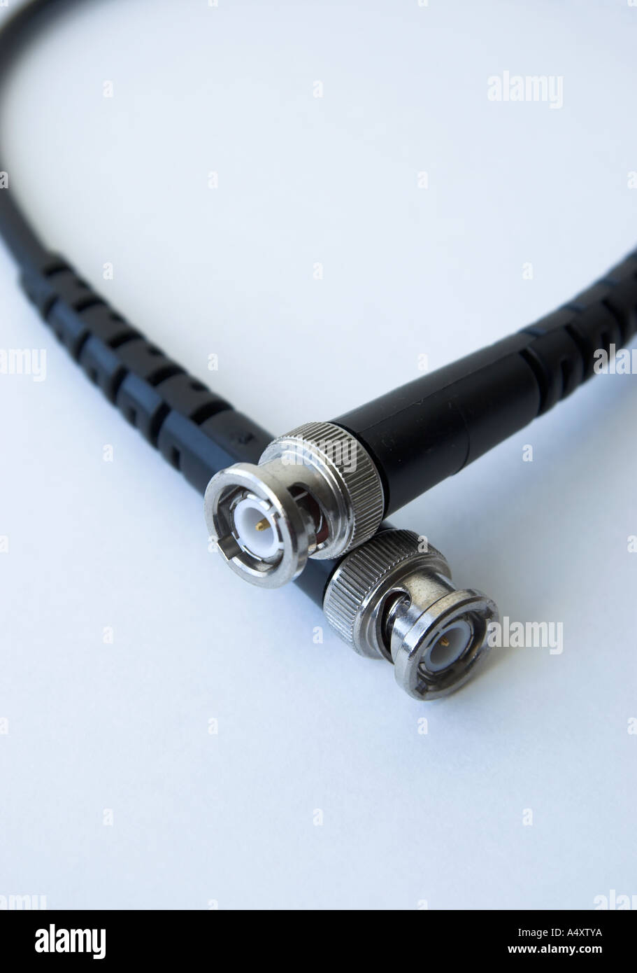 Coaxial cable terminated with male BNC connectors Stock Photo - Alamy
