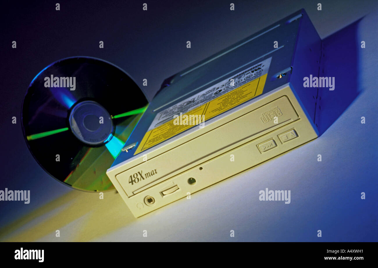Compact disc drive Stock Photo - Alamy
