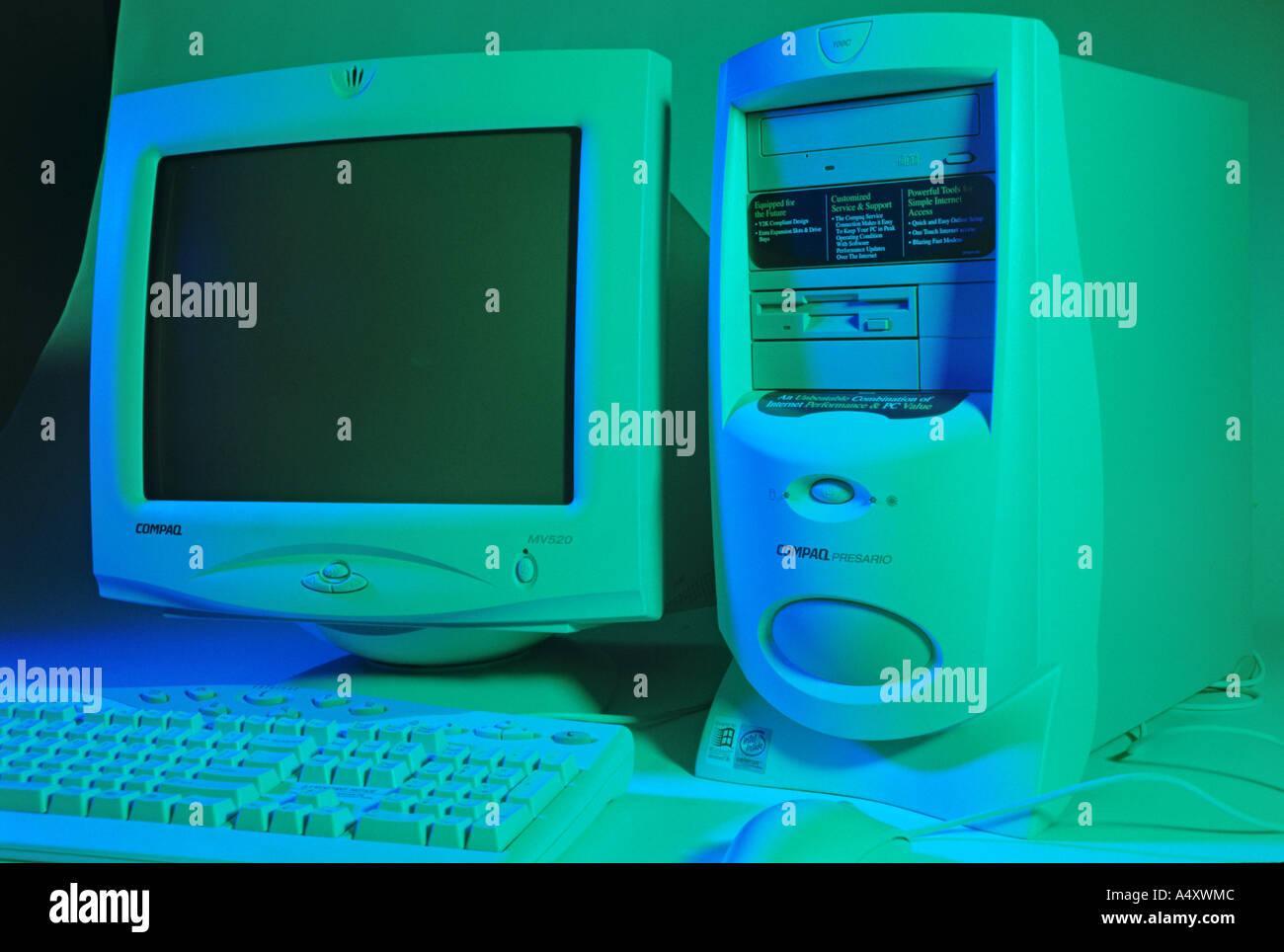 Desktop personal computer Stock Photo - Alamy