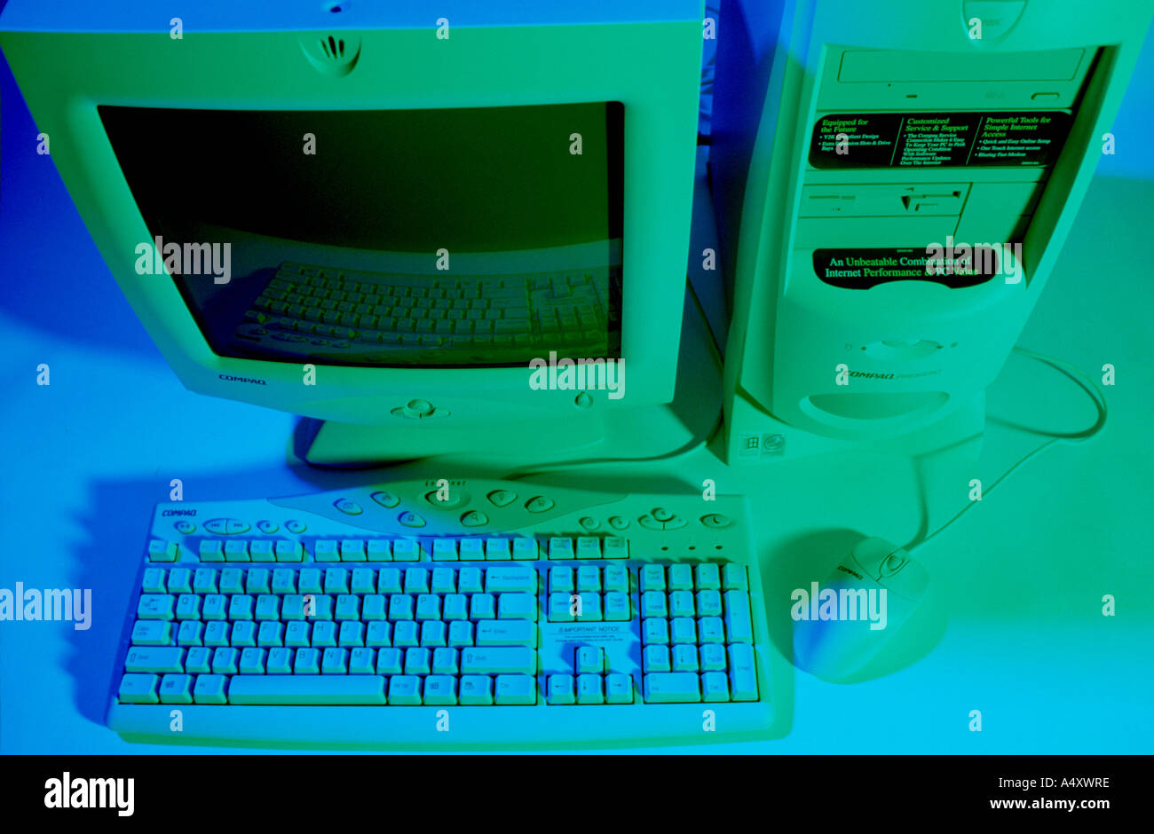 Desktop personal computer Stock Photo - Alamy