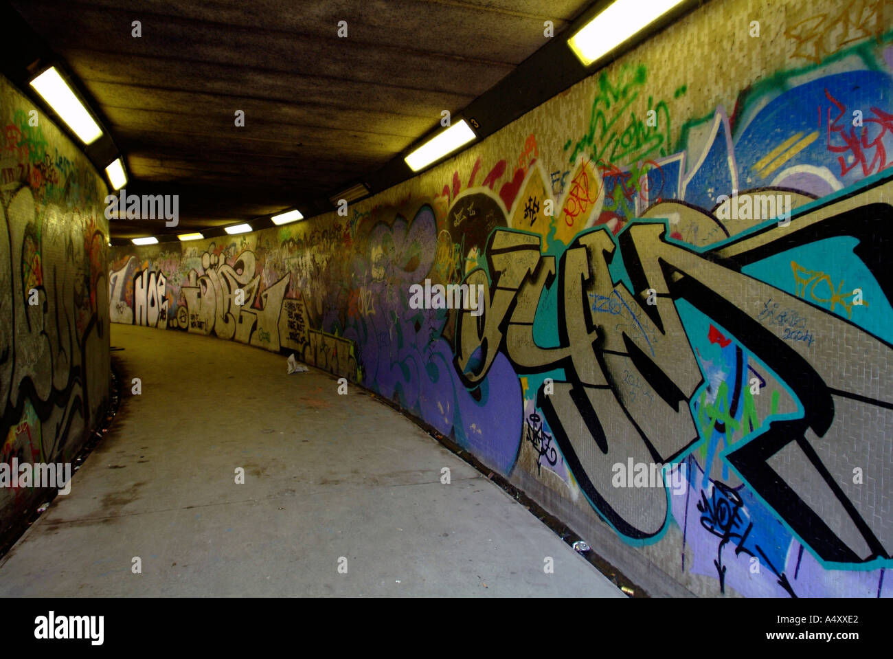 Belfast Northern Ireland Subway Graffiti Abstract Tag Stock Photo - Alamy