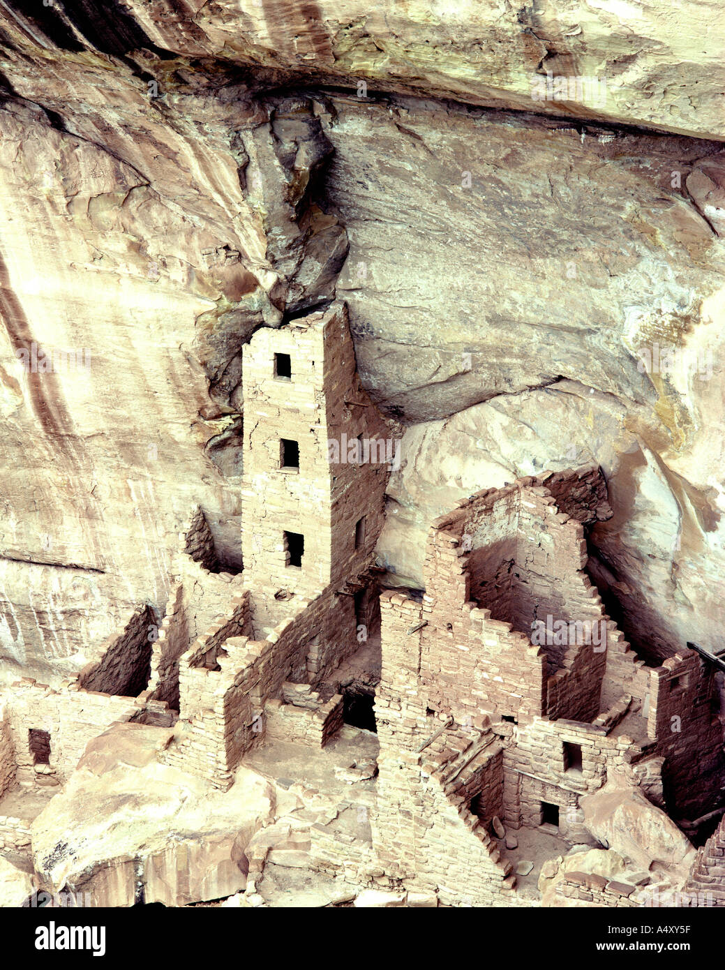 USA - COLORADO: The Square Tower House at Measa Verde National Park ...