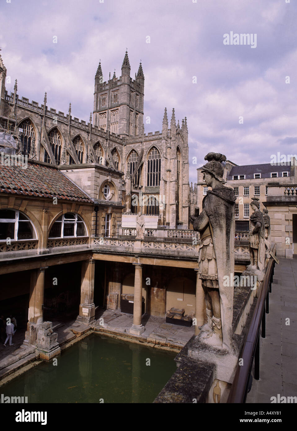 The Roman Baths in the City of Bath Stock Photo - Alamy