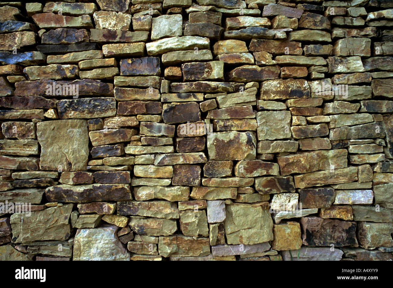 Rock brick wall Stock Photo - Alamy